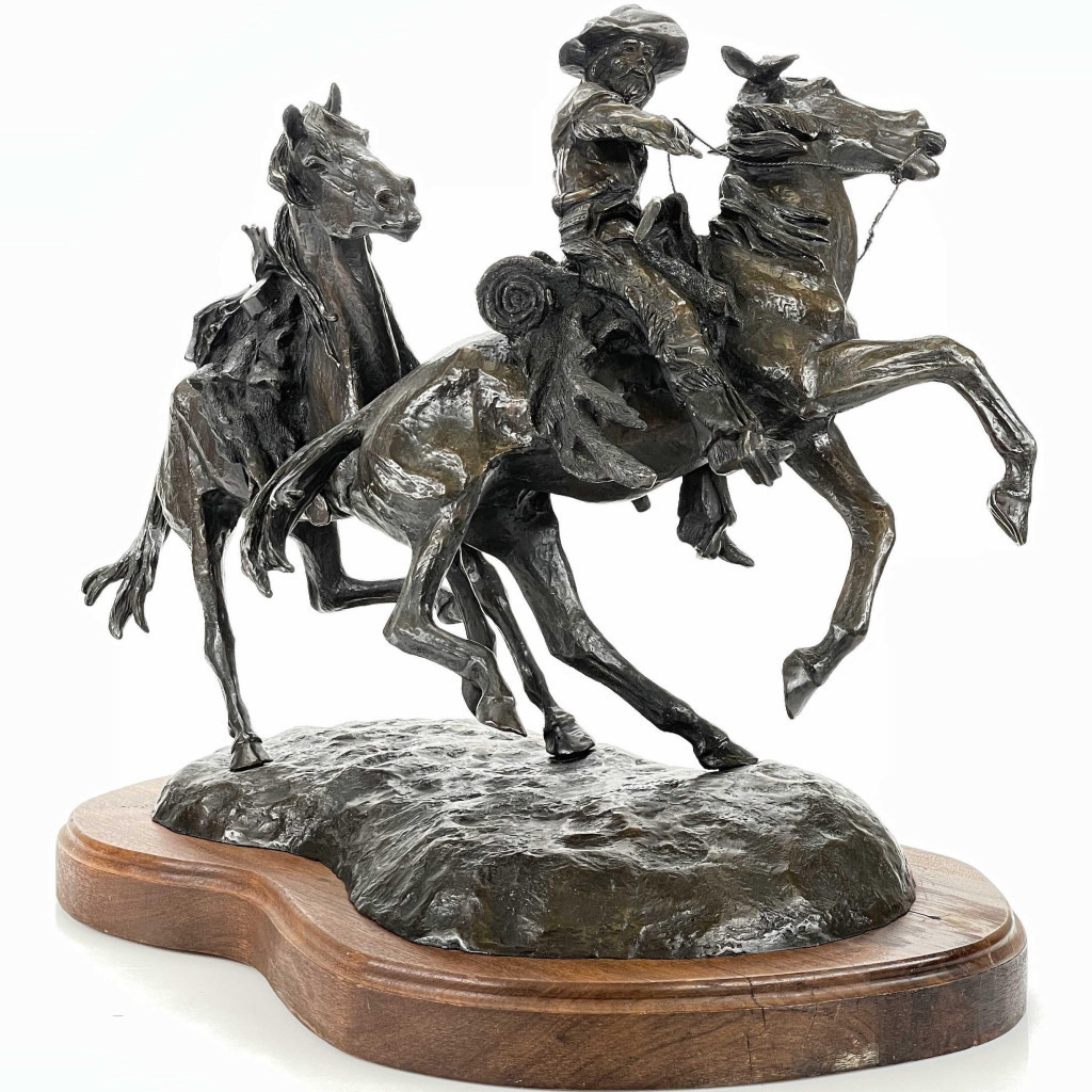 Authentic Ken Payne Bronze Sculpture "Beyond Civilization" Collectible ...