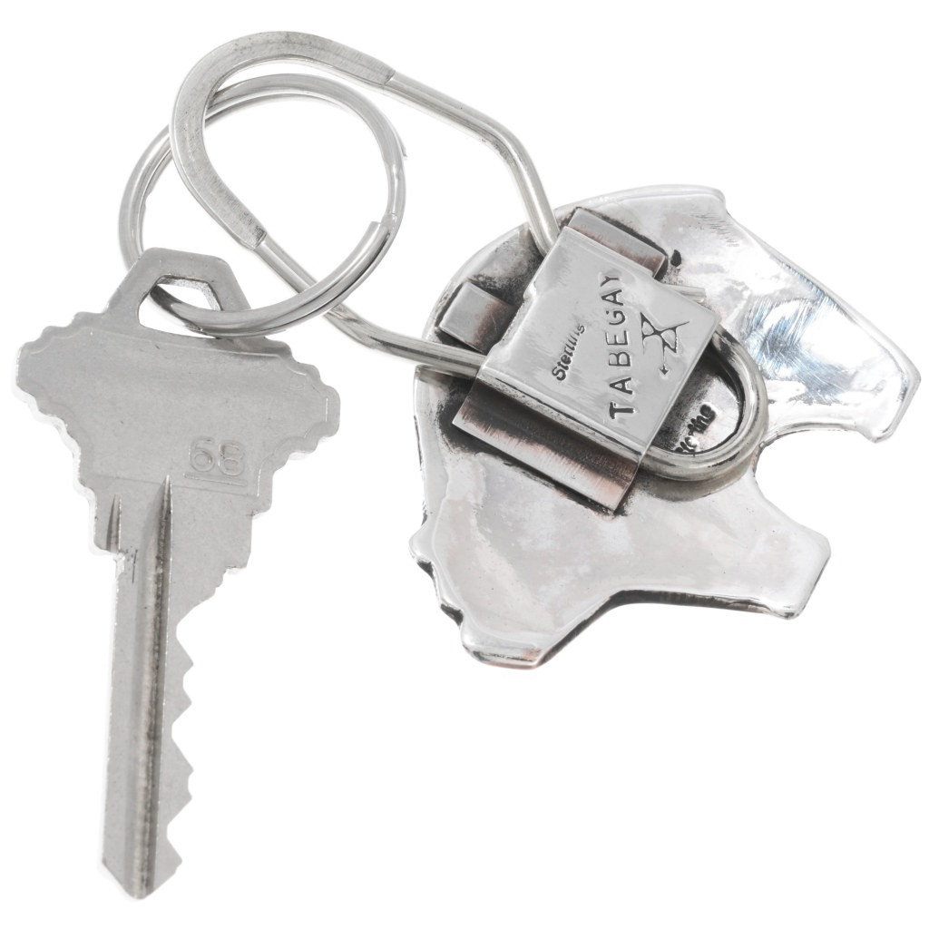 Sterling Silver Apache Crown Dancer Bear Key Ring Accessory by Thomas ...