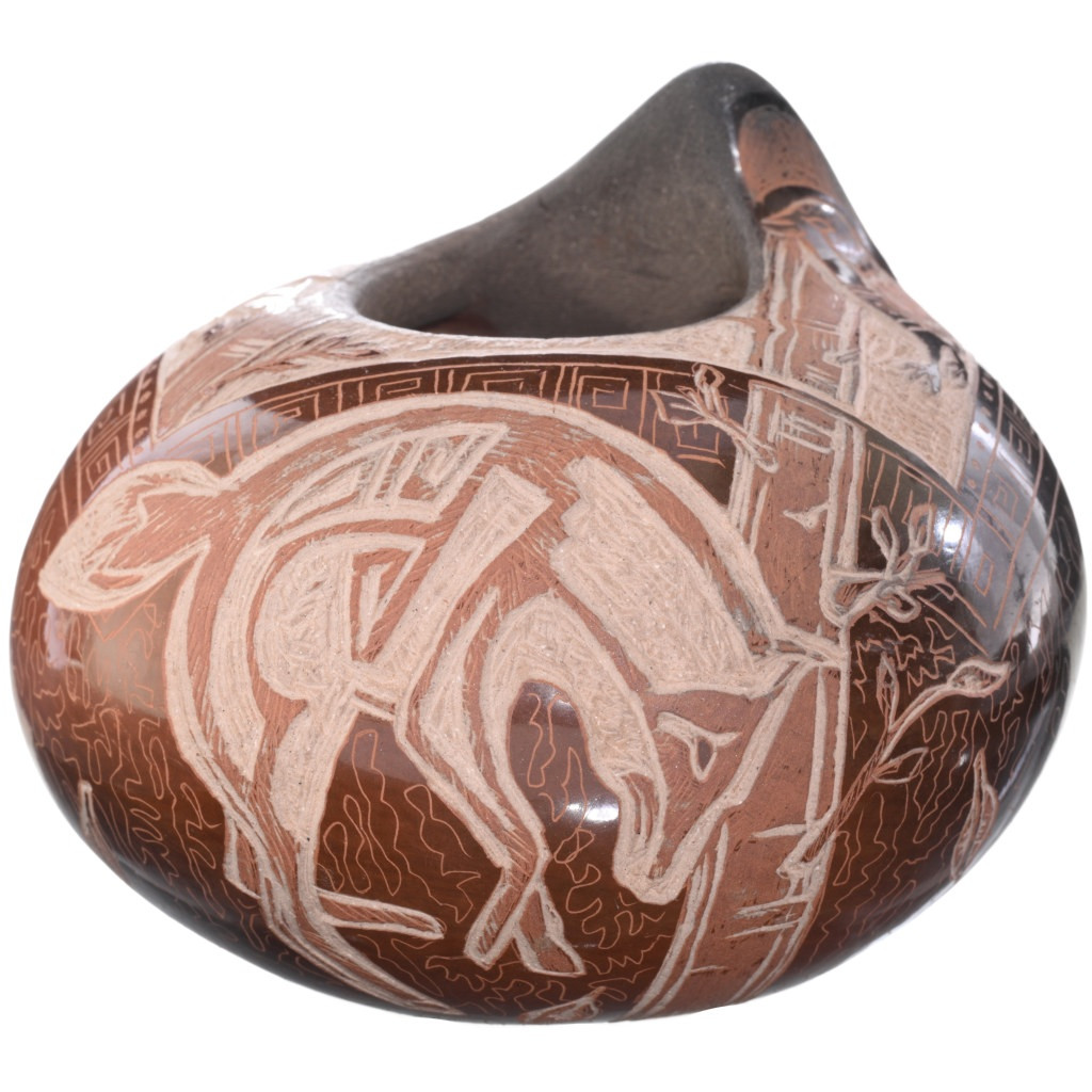 Vintage Santa Clara Pottery Bowl 47468