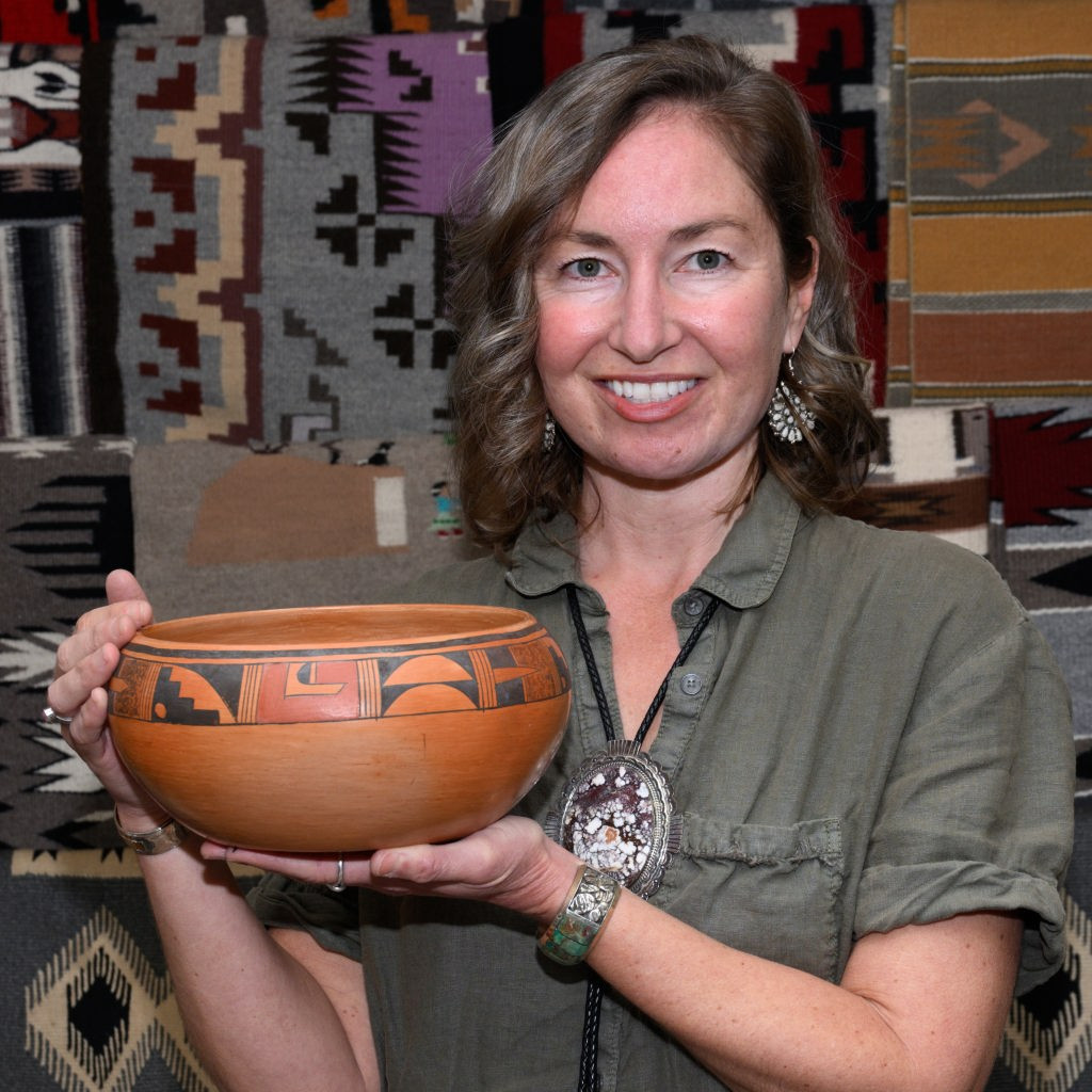 Vintage Traditional Hand Coiled Hopi Tewa Pottery by Emma Naha 47719
