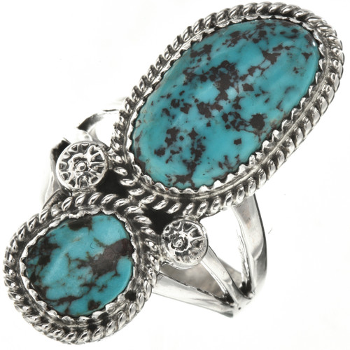 Native American Turquoise Ladies Pointer Ring 28567