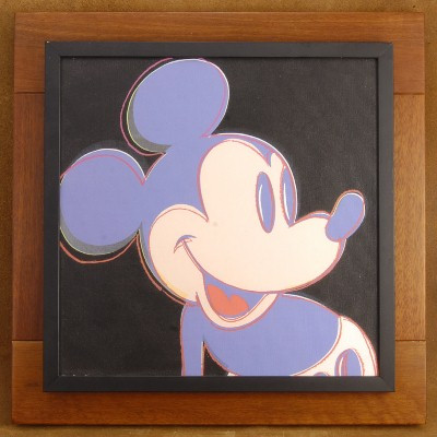 Framed Mickey Mouse Acrylic Painting 21291