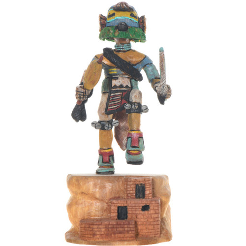 Hand Carved All Cottonwood Hopi Quail Kachina Doll by Milton Howard 42152