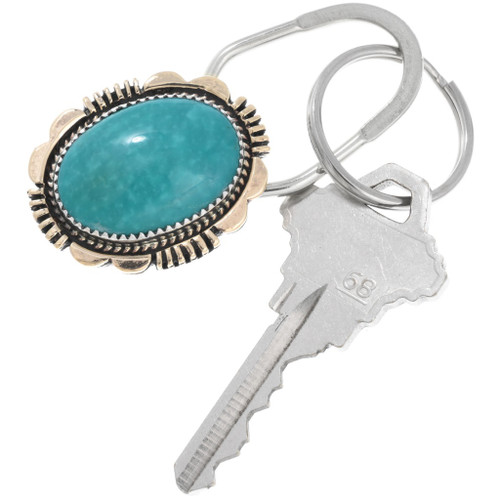 Native American Designed Turquoise Key Ring 43287