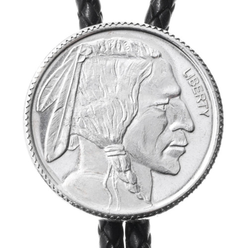 Golden State Mint .999 FINE Silver Buffalo Coin Bolo Tie 47141