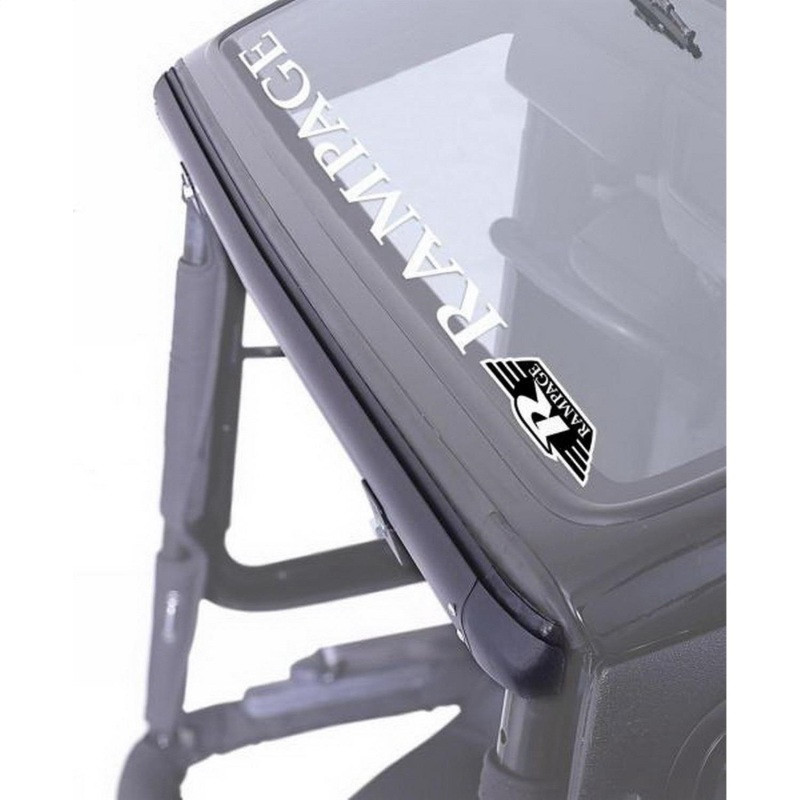 Rampage 1976-1983 Jeep CJ5 Windshield Channel - Black - Down East Offroad