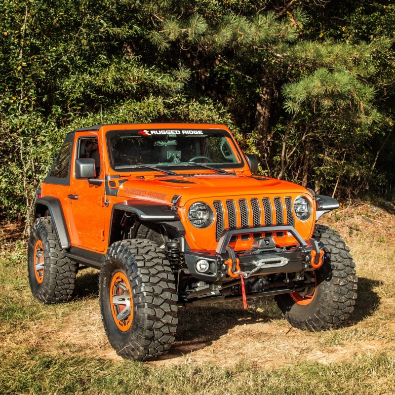 Rugged Ridge 18-22 Jeep Wrangler JL/JT Grille Arcus Front Bumper ...