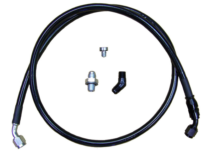 Fleece Performance Duramax Remote Turbo Oil Feed Line Kit for 1/4 NPT ...