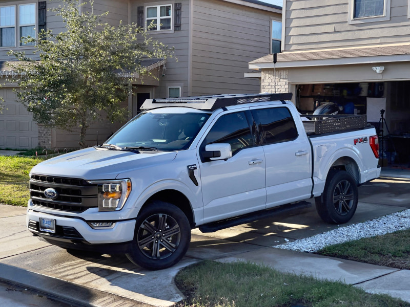 Go Rhino 21-23 Ford F-150 CC Ceros Low Profile Roof Rack - Tex. Blk ...