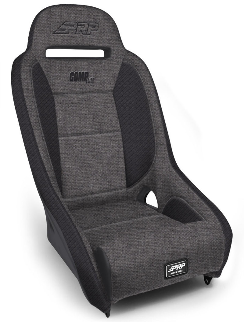 PRP Comp Elite Suspension Seat - All Grey/Black - Down East Offroad