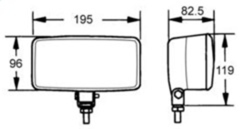 Hella 550 Series Lamp Kit H3 12V ECE/SAE - Down East Offroad