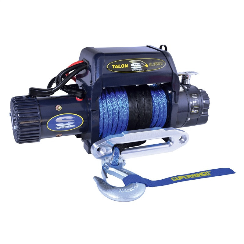 Superwinch 9500 LBS Integrated 12 VDC 3/8in x 80ft Synthetic Rope Talon ...