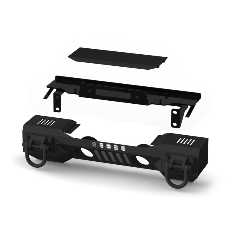 Rugged Ridge XHD Aluminum Front Bumper Winch Mount - Down East Offroad