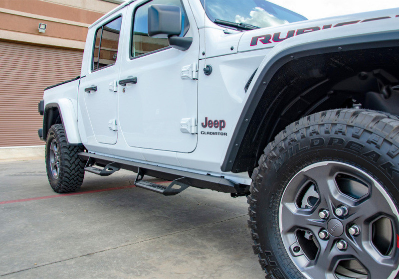 N-Fab Predator Pro Step System 2019 Jeep Wrangler JT 4DR Truck Full ...