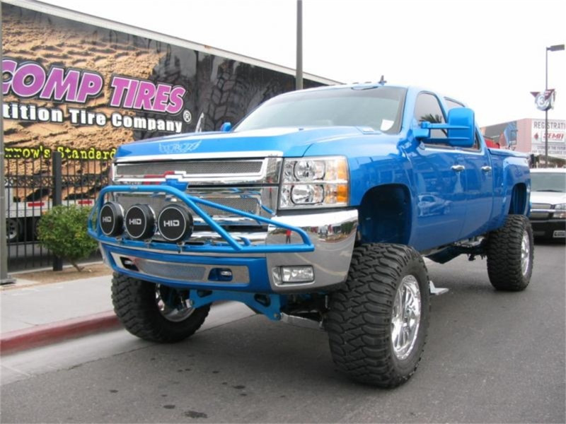 N-Fab Pre-Runner Light Bar 07-13 Chevy 1500 - Tex. Black - Down East ...