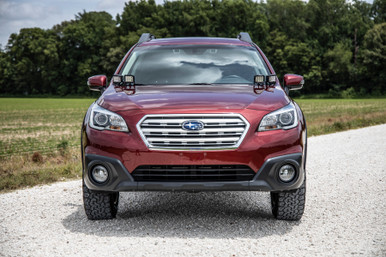 LED Light | Ditch Mount | Dual 2" Black Pairs | Amber DRL | Subaru ...