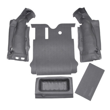 JEEP BEDTRED 07-10 JEEP JK UNLIMITED 4DR REAR 5PC CARGO KIT (FTCLUDES ...