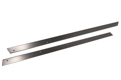 Kentrol 55-83 Jeep CJ5 Rocker Guards Black Powdercoat Stainless - Down ...