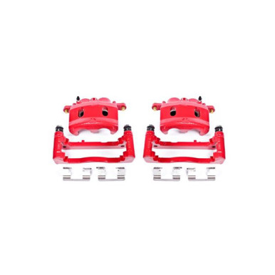 Power Stop 07-08 Cadillac Escalade Front Red Calipers w/Brackets - Pair ...