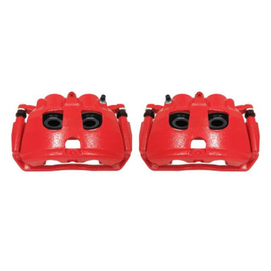 Power Stop 09-10 Dodge Ram 2500 Rear Red Calipers w/Brackets - Pair ...