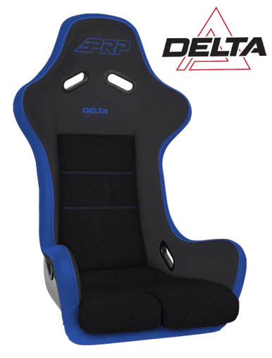 PRP Delta Composite Seat- Black/Blue (PRP Blue Outline/Delta Blue- Blue ...