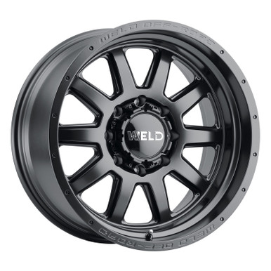 Weld W101 20X10 Stealth 6X135 6X139.7 ET-18 BS4.75 Satin Black 106.1 ...