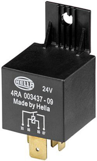 Hella Relay 24V 60A Spst Bkt - Down East Offroad