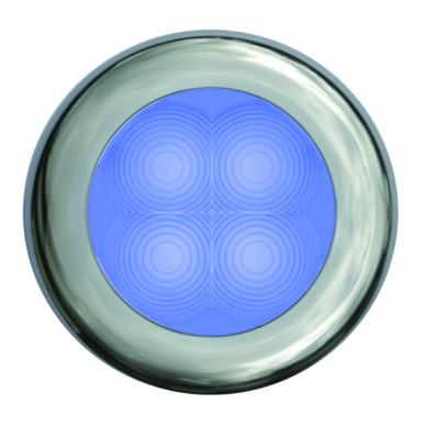 Hella COURTESY Lamp RND BLUE MD12 SS RIM 2XT - Down East Offroad