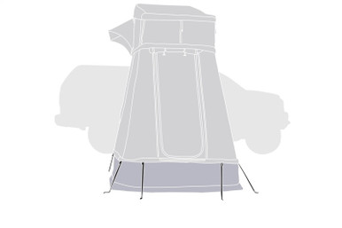 Thule Annex Extension for Kukenam 3 Tents (Extension ONLY) - Haze Gray ...