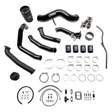 Wehrli 01-04 Duramax LB7 S400 Single Turbo Install Kit - Bronze Chrome ...