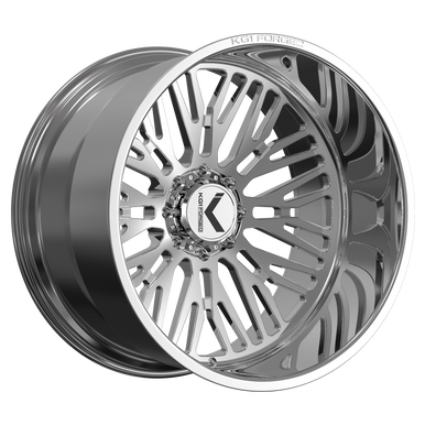 RACKS 24X14 8X165.1 ET -76 CB 122.1 POLISHED - Down East Offroad