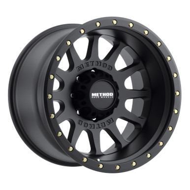 Method MR605 NV 20x12 -52mm Offset 8x170 124.9mm CB Matte Black Wheel ...