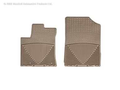 WeatherTech 09+ Pontiac Vibe Front Rubber Mats - Tan - Down East Offroad