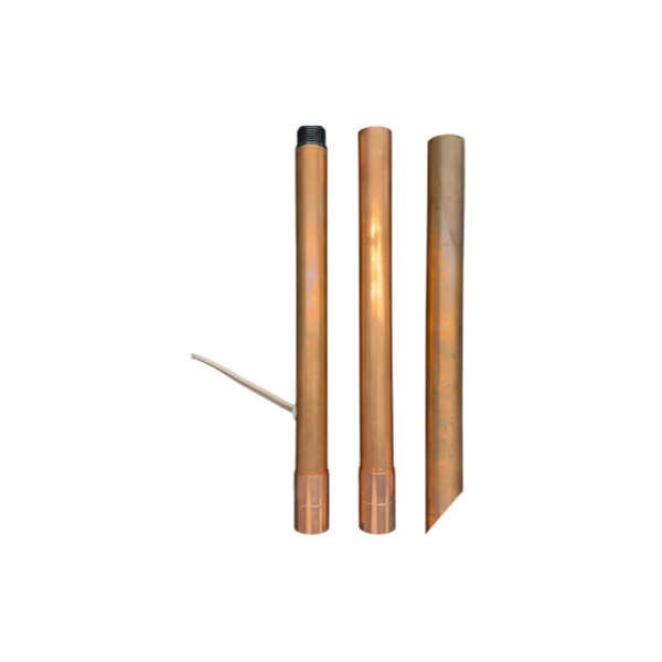 36-Inch Modular Plant Insertion Stem (PIS) | Stacking Copper Stake