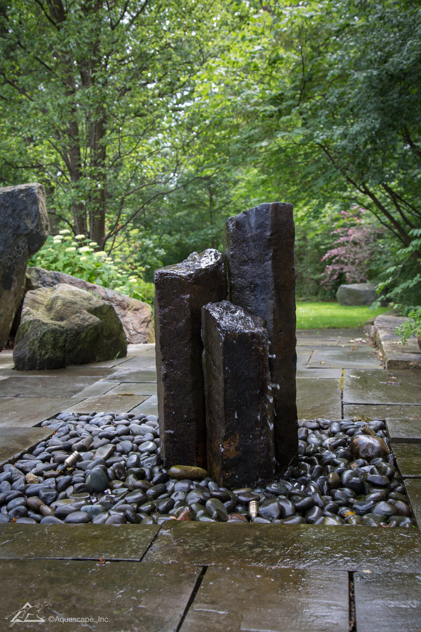 58089 - Mongolian Basalt Column Set of 3 Landscape Fountain Kit | Aquascape