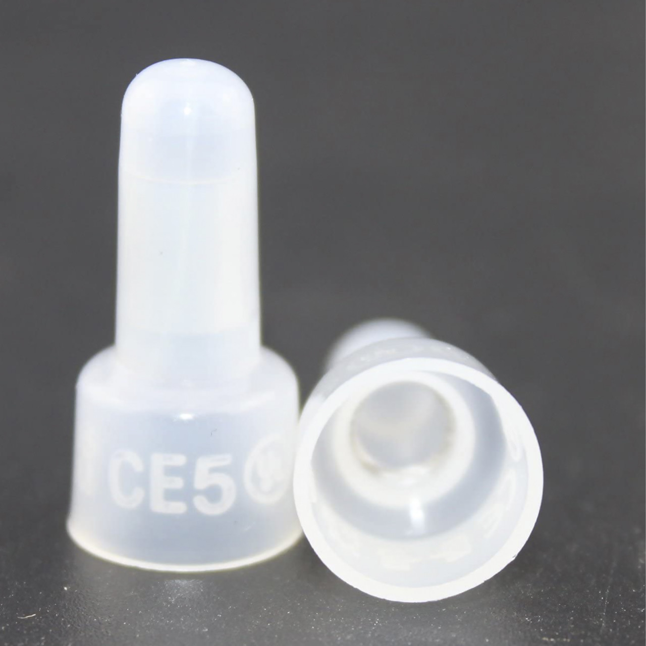 Transparent Closed-End Wire Crimp Connectors | 250 Pack | 14-2 AWG