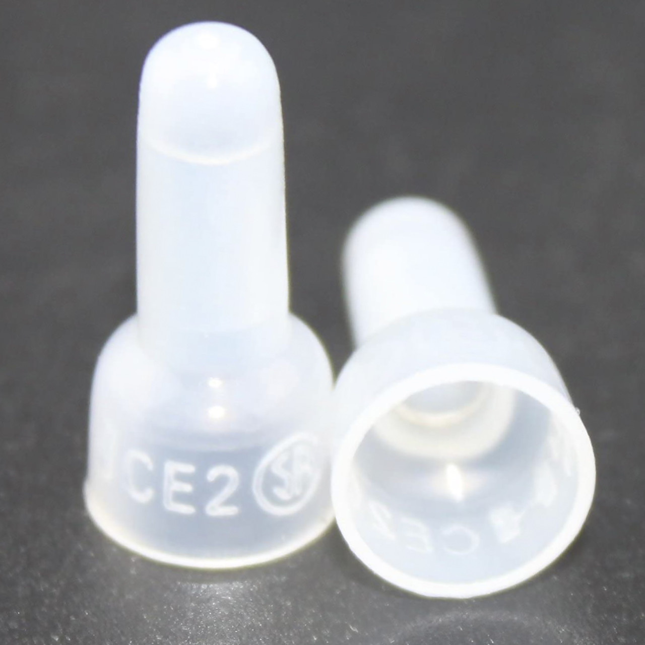 Transparent Closed-End Wire Crimp Connectors | 250 Pack | 14-2 AWG