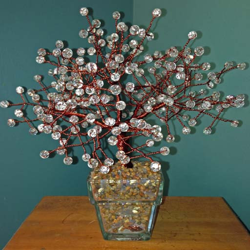 Large Clear Crackle Tree - Immortelle Designs
