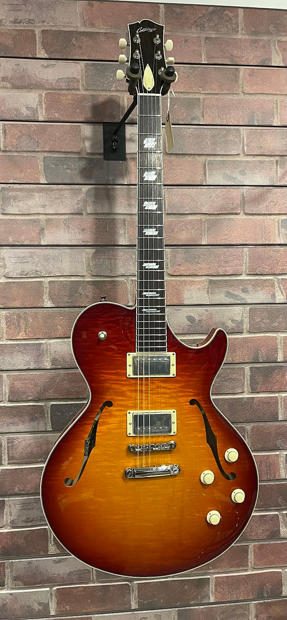 Collings Soco LC16 Deluxe Dark Cherry Sunburst Semi-Hollow Electric ...