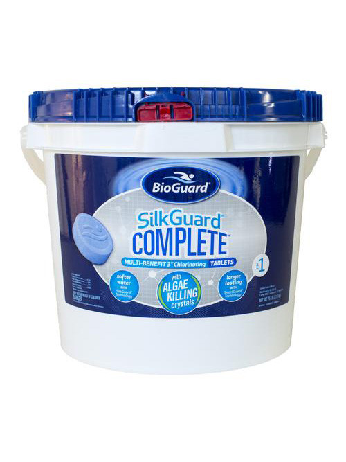 BioGuard - CHLORINE, SilkGuard Complete 25lb 3" Chlorinating Tabs ...