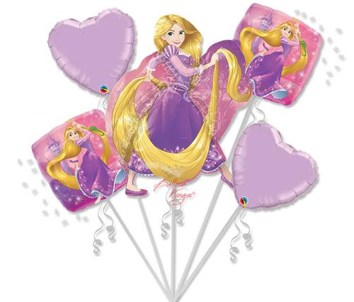 Rapunzel Balloon Bouquet – Disney Princess Party Balloons & Delivery Dallas