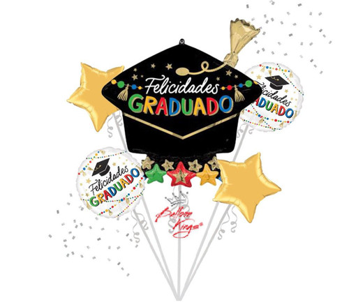 Felicidades Graduado -NJ - Balloon Kings