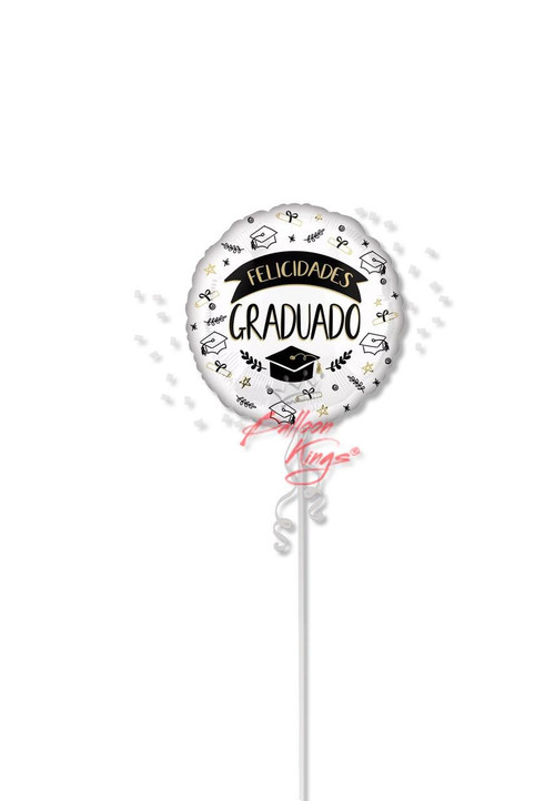 Sketched Felicidades Graduado - Balloon Kings