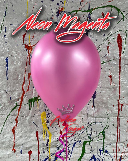 11in Neon Magenta - Balloon Kings