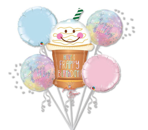 Frappy Birthday Bouquet - Balloon Kings