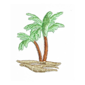 Palm Tree Left - Patchwork Panda Trims