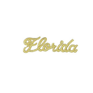 Script Word Florida - Patchwork Panda Trims