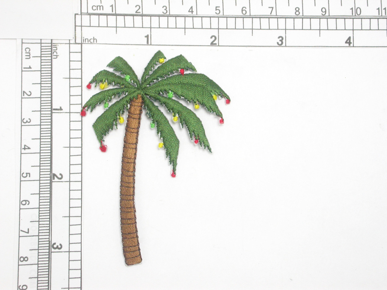 Palm Tree with Lights Christmas - Patchwork Panda Trims