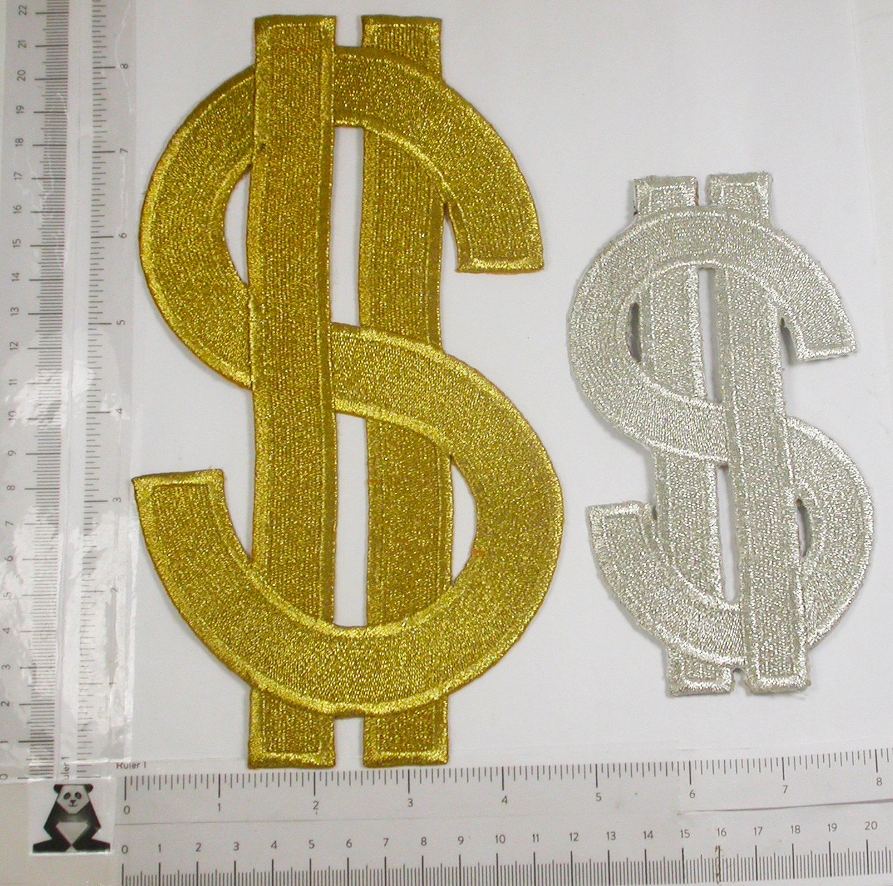 Dollar Sign *Colors* Giant Sizes - Patchwork Panda Trims