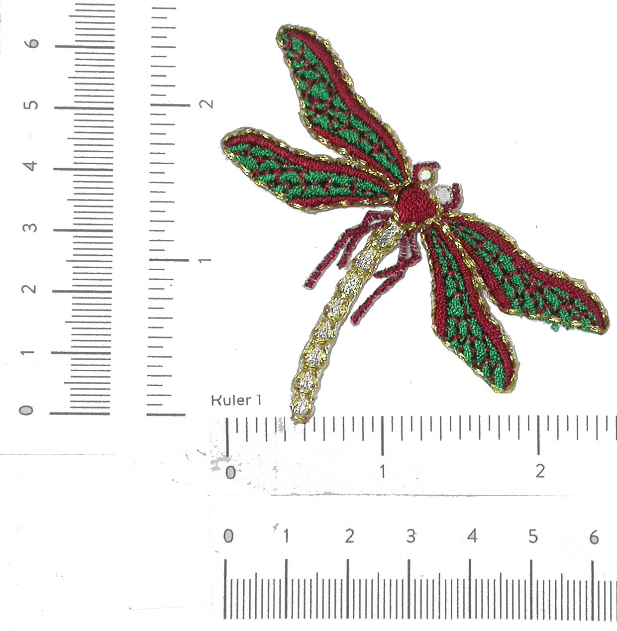 Dragonfly Orange Rust - Patchwork Panda Trims